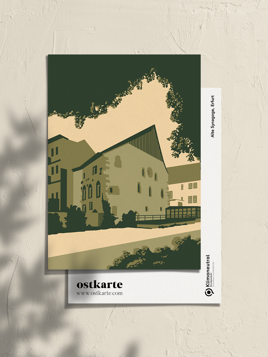 ostkarte | Postkarte Alte Synagoge | Erfurt